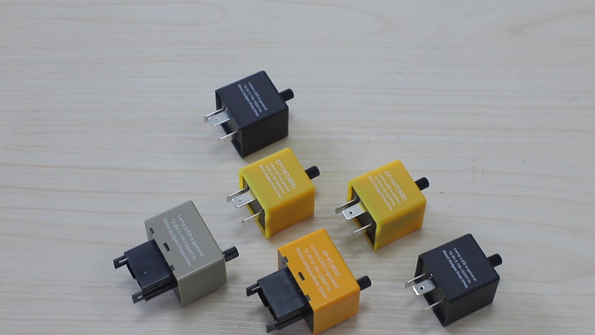 Universal 2-pin Silent Flasher Relay Fix Led Turn Signal Hyper Flash ...