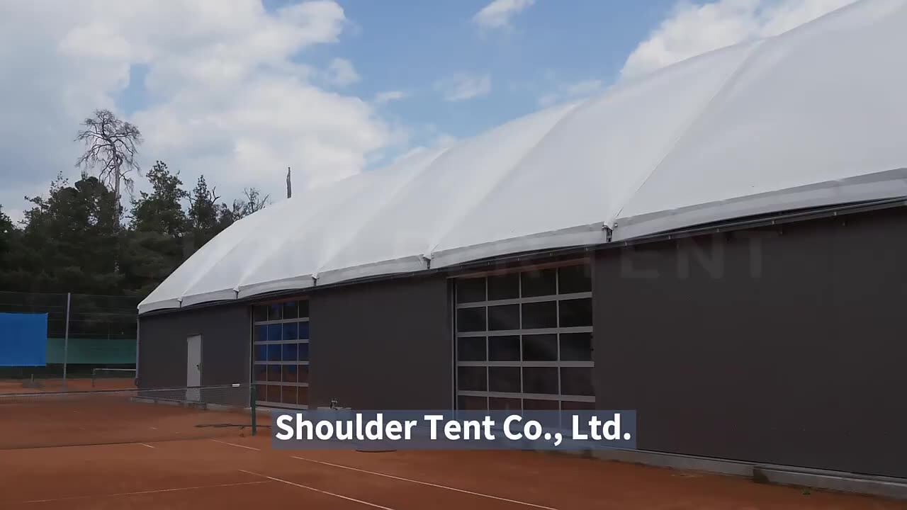 Custom Outdoor Single Padel Tennis Court Cover Tent Set A/archy Shape ...