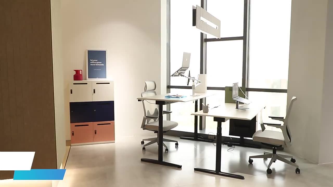 Office Adjust Ergonomic Smart Oak Desk Electric Lift Standing Up Smart ...