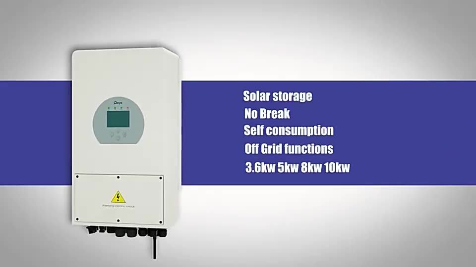 Deye Hybrid Solar Inverter Sun-5k-sg01lp1-eu/us Sun-8k-sg01lp1-us/eu 3 ...
