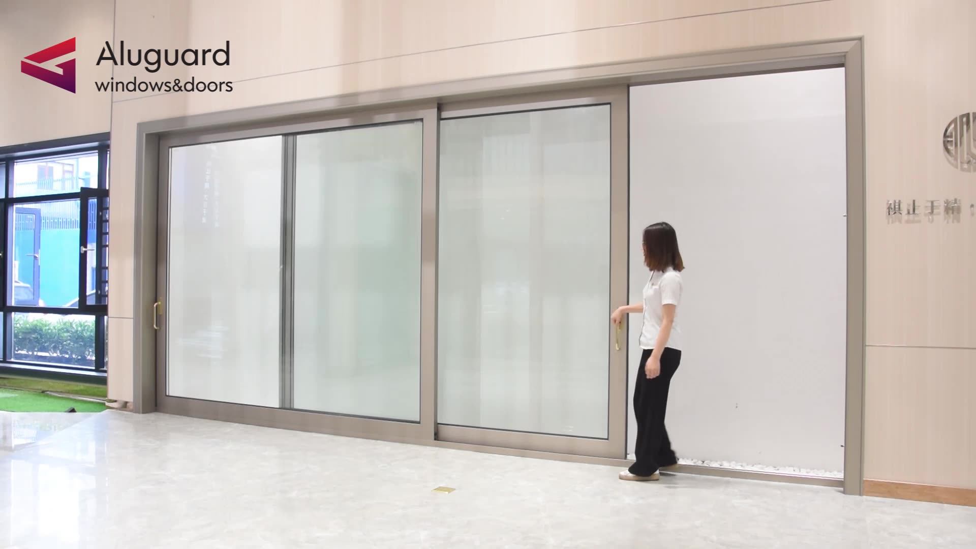 Foshan Bulletproof Sliding Door / Aluminium Glass Pictures Aluminum ...