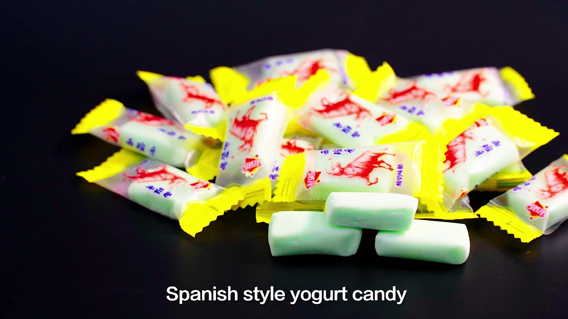Spanish Flavor Yogurt Candy Sweet Toffee Orange,Litchi,Hami Melon ...