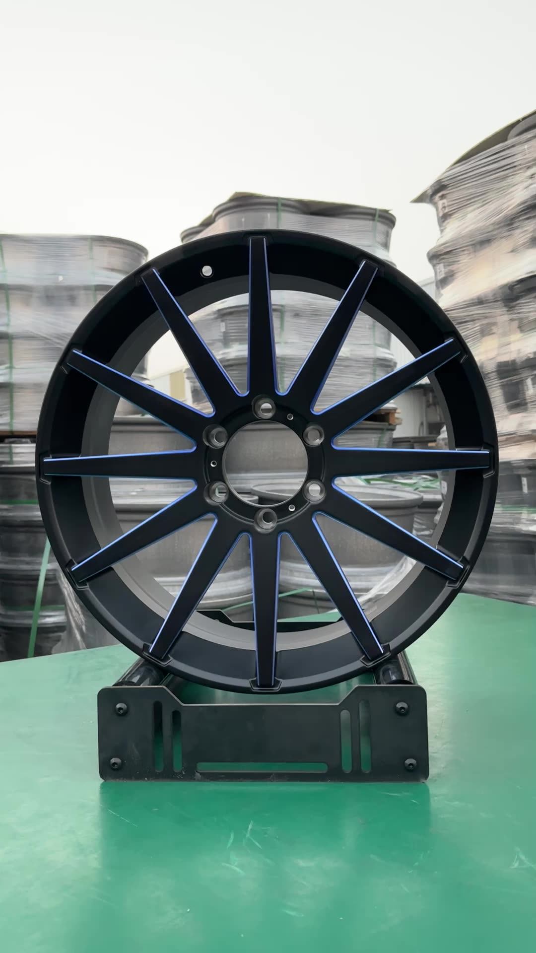 Gvichn Custom One-piece Matte Black Forged Wheel Custom Wheel Rim 17-24 ...