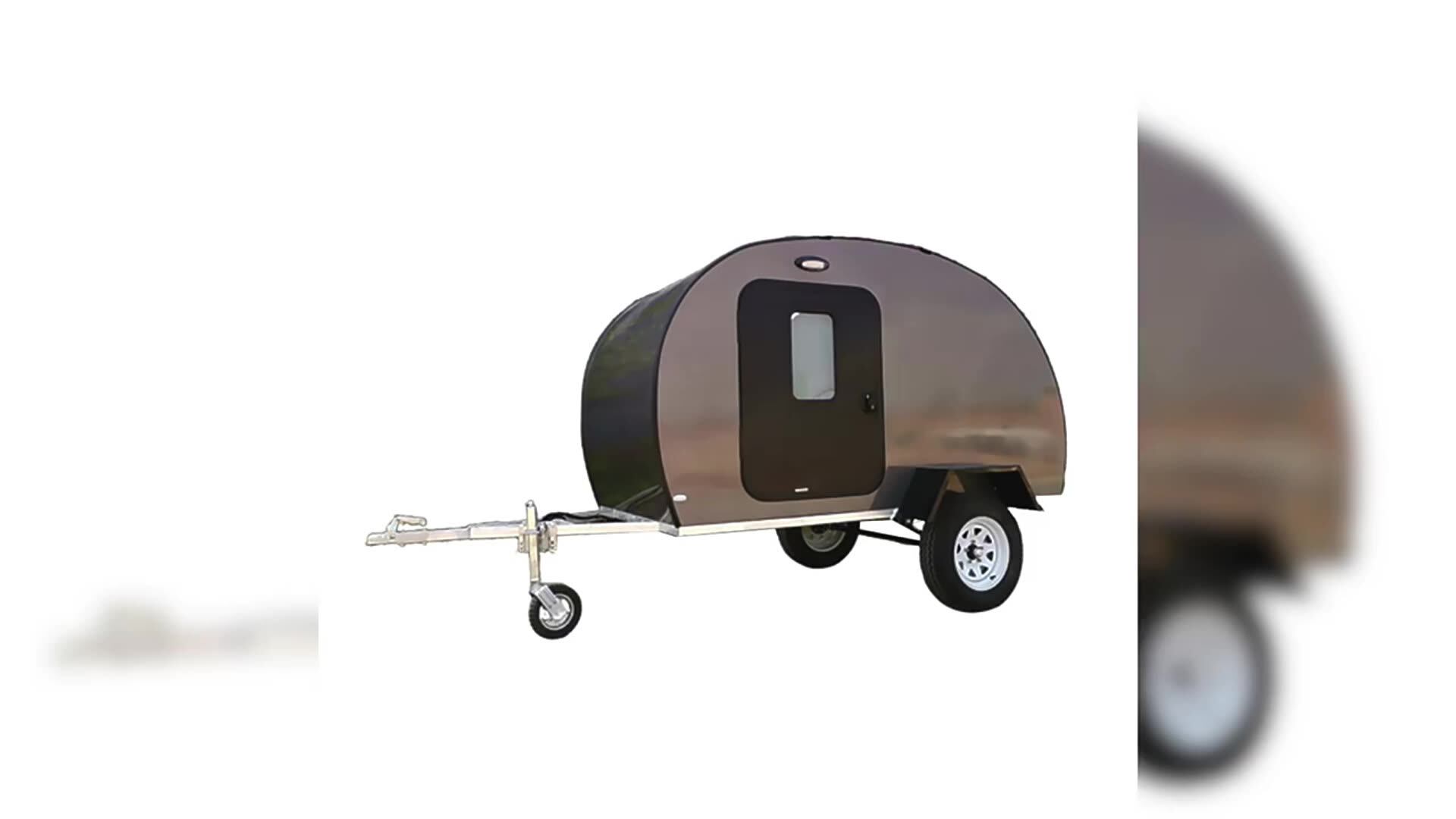 Full Customization Camper Small Mini Retro Lightweight Teardrop Trailer ...