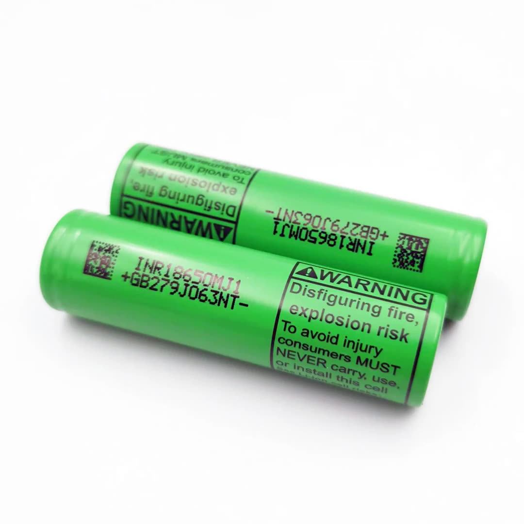 Korea Genuine Brand 18650 Mj1 3.6v 3500mah Rechargeable Li Ion Battery ...