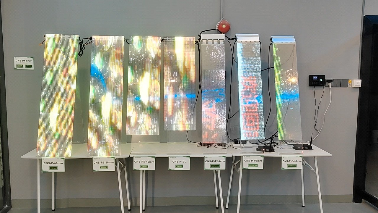 Invisible Advertising Sticky Flixble Led Crystal Film Screen ...