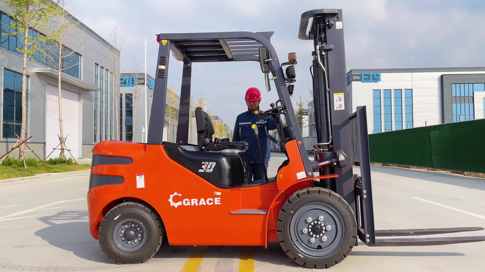 Chinese Diesel Forklifts Hydraulic Forklift 3 Ton 4 Ton 5ton Diesel ...