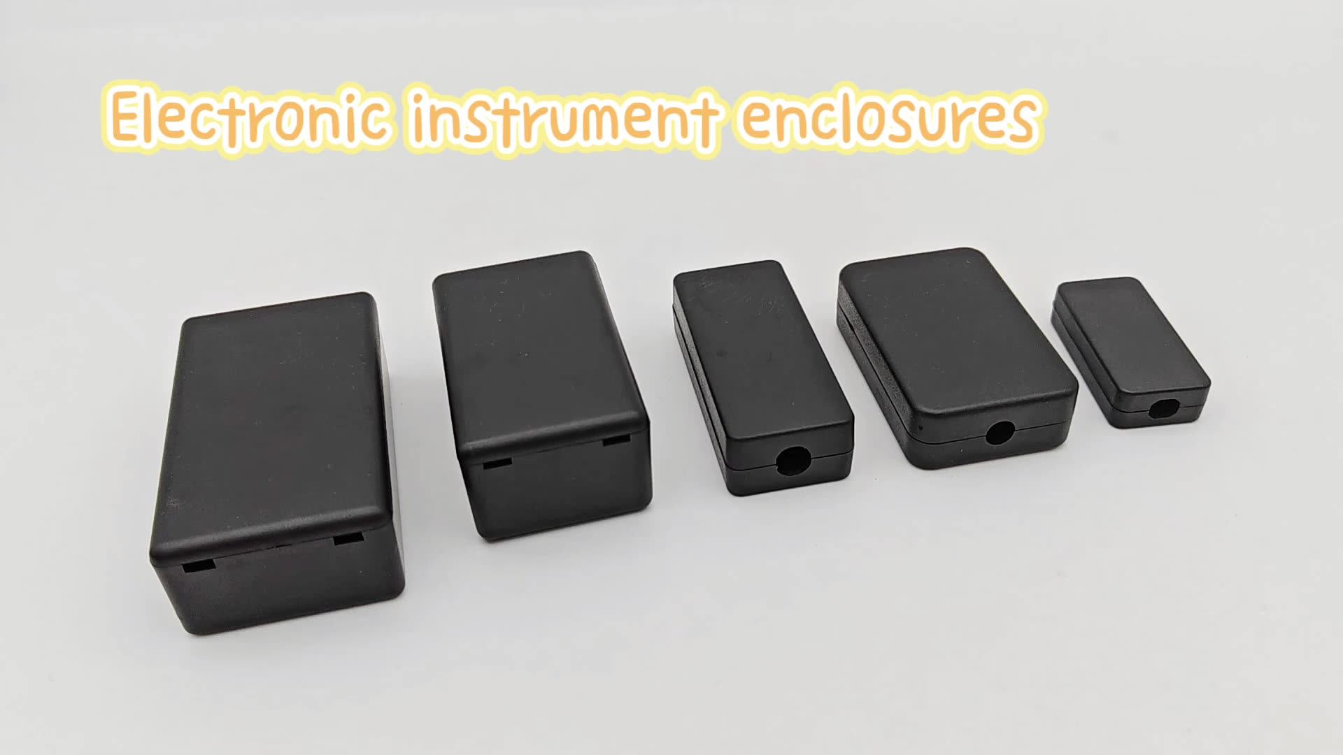 Electronic Supplies Black Diy Housing Instrument Case Abs Plastic ...