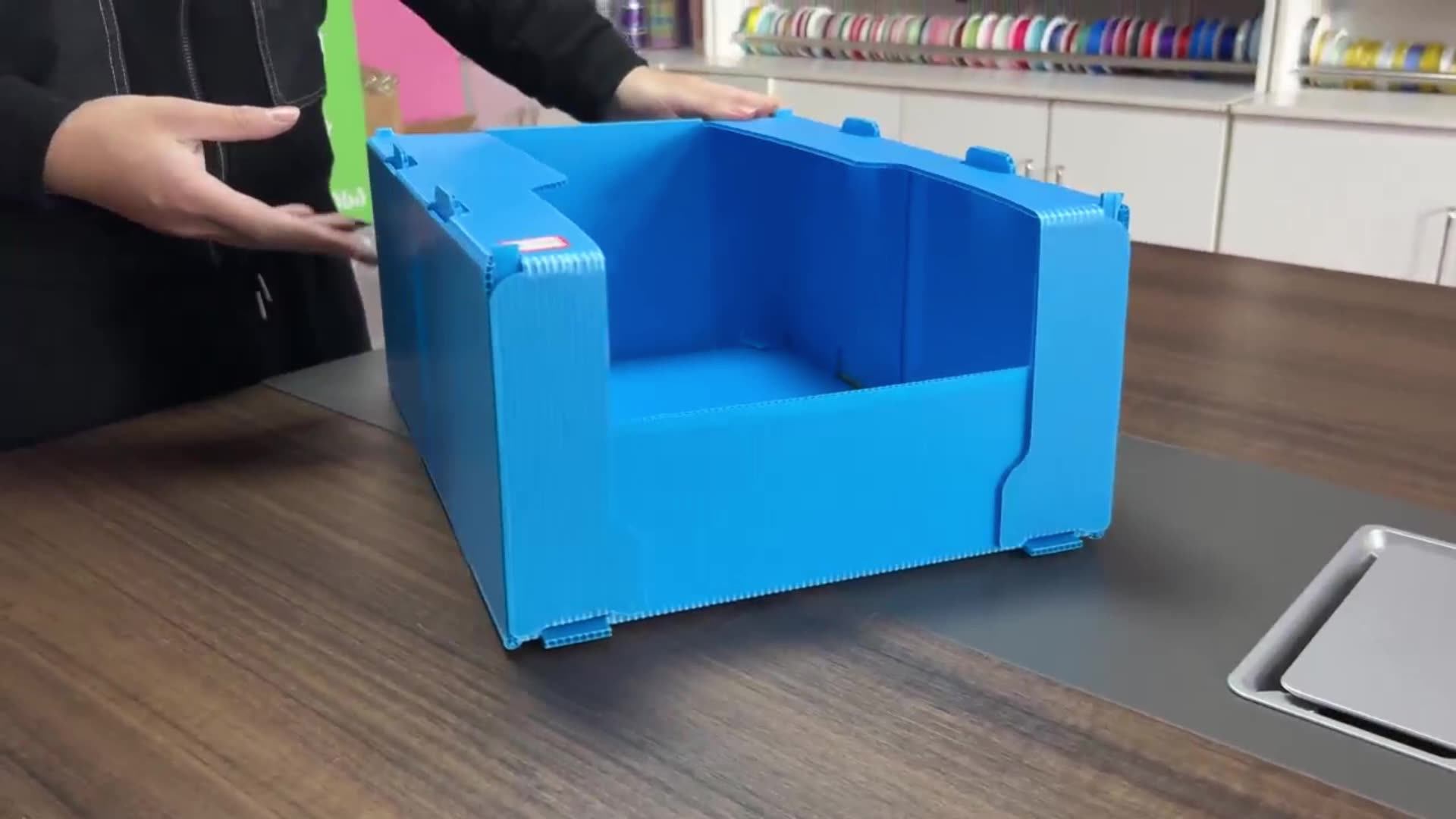 Warehouse Bin Storage Picking Bins Coreflute Bin Customized Correx ...