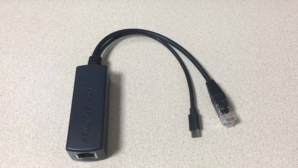 5v2a Micro Mini Usb Poe Splitter Poe Injector For Cctv Camera - Buy ...