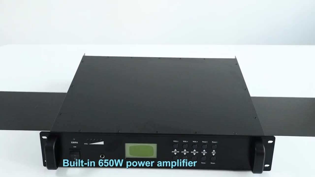 Public Address System 2u Power Amplifier Built-in Ip/tcp/4g Network ...