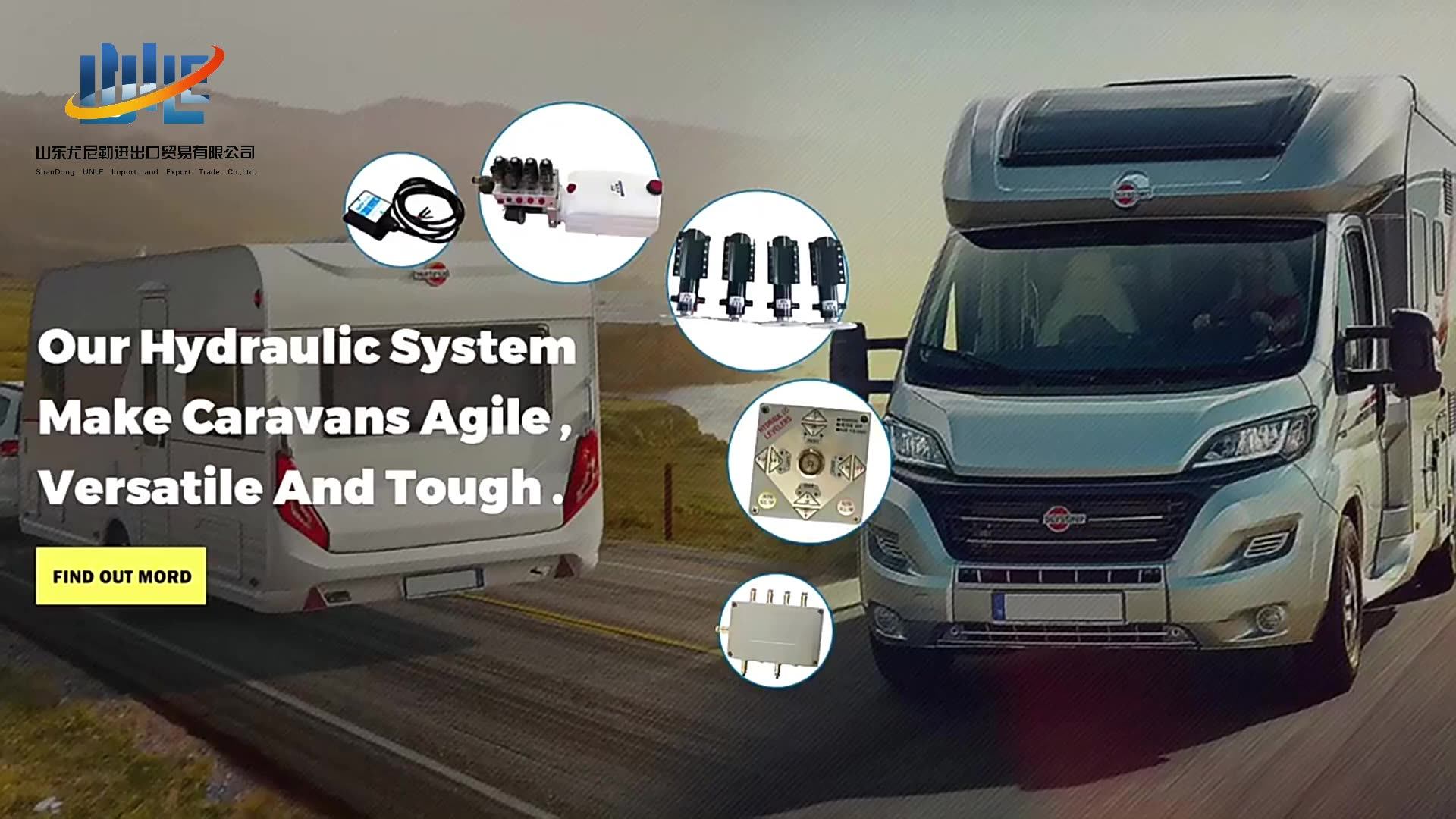 Camping Trailer Double Action Hydraulic Cylinder European Style ...