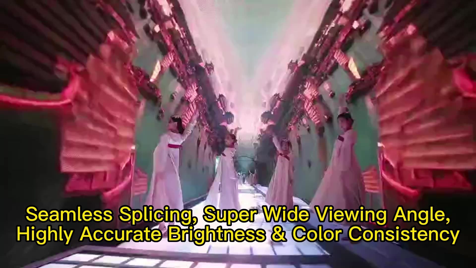 Indoor Immersive Led Video Wall P0.9 P1.2 P1.5 High Grey Scale Film ...