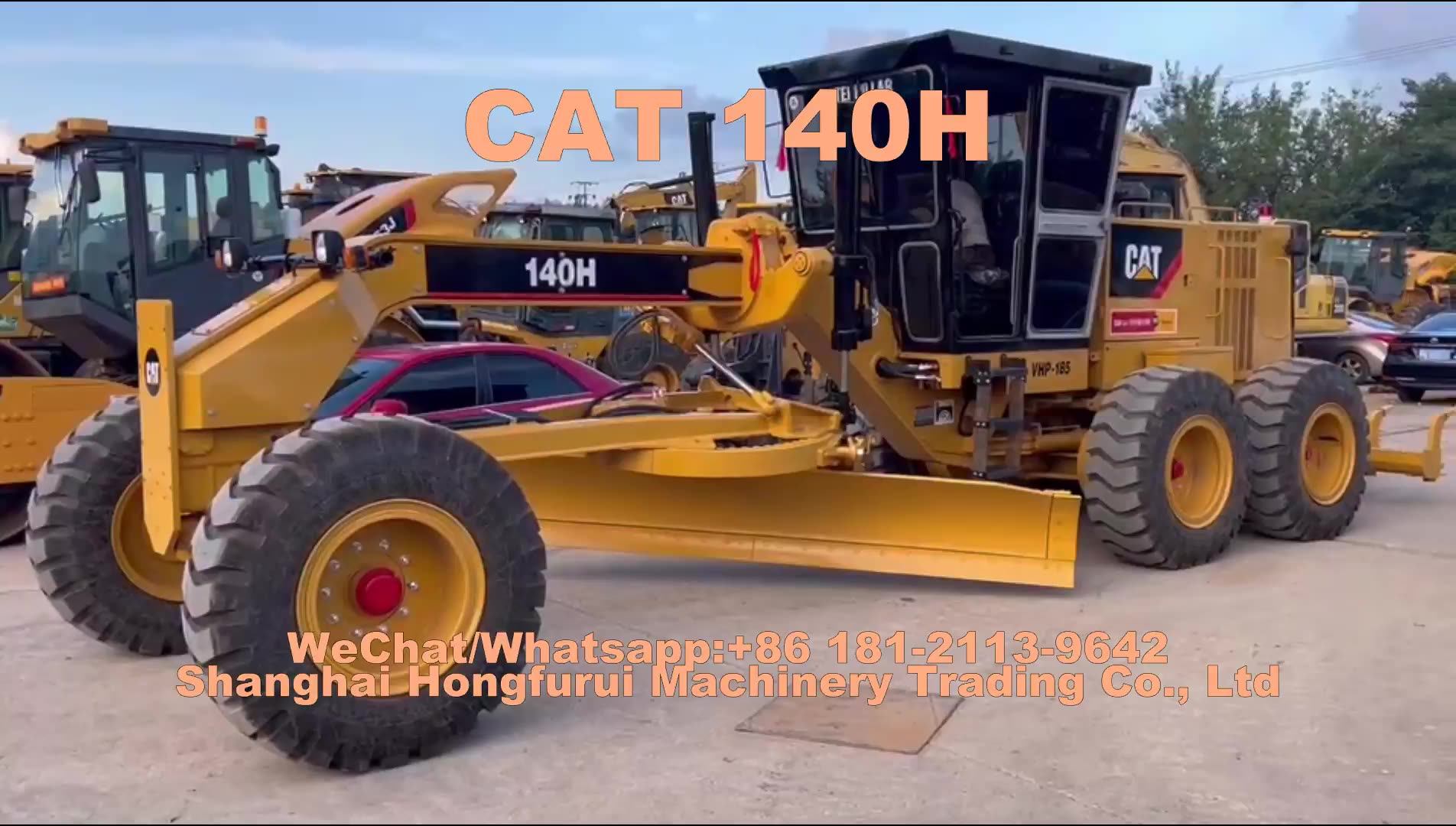 Used Motor Grader 140h,Used Motor Grader Cat 120g Teeth Ripper /used ...