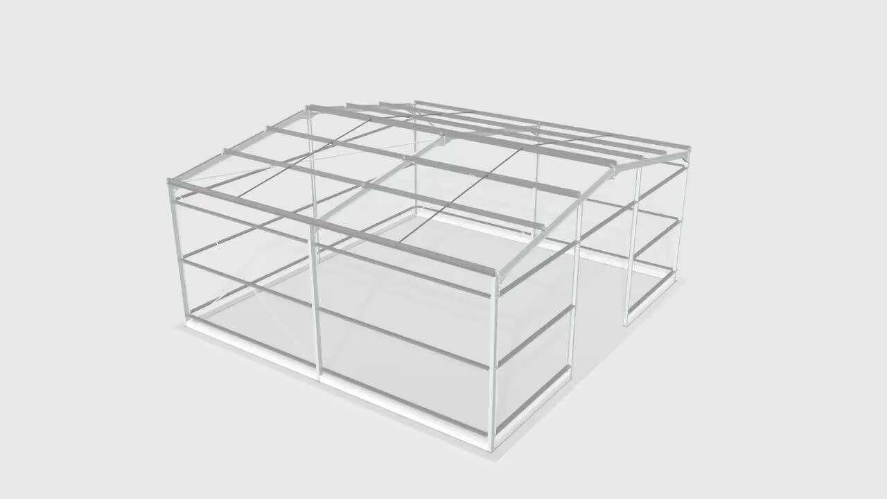 Building Kit Steel Portal Frame Prefab Industrial Heavy Duty Metal ...