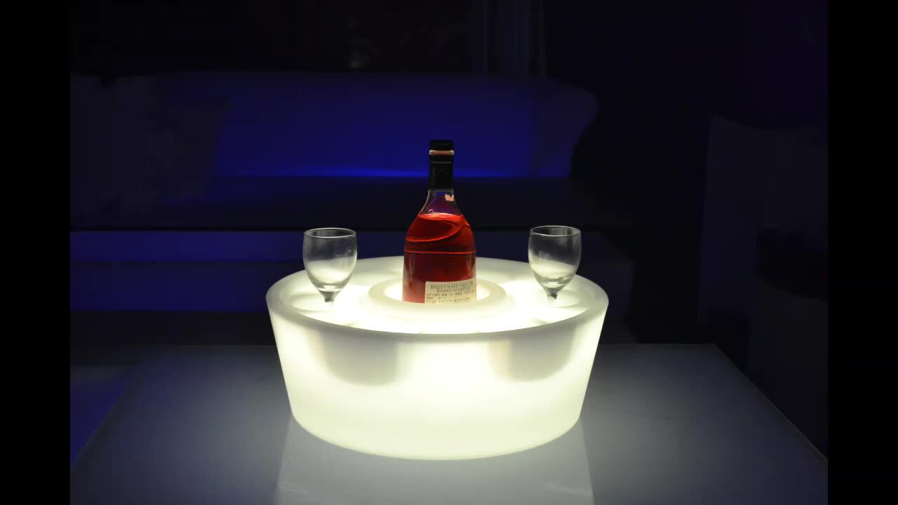Plastic Led Cup Holder/led Service Tray/floating Pool Beer Bottle ...