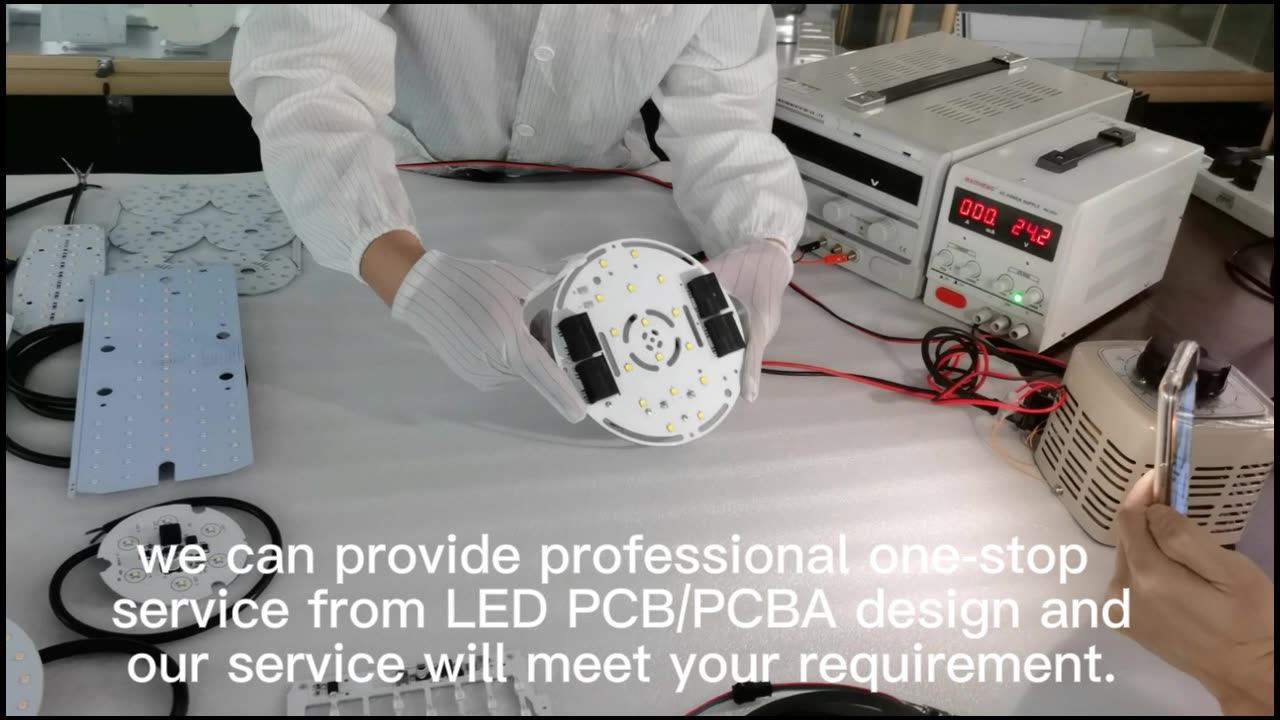 Oem Led Rgb Round Pcb Circuit Board Customized Aluminum Pcb Prototype ...