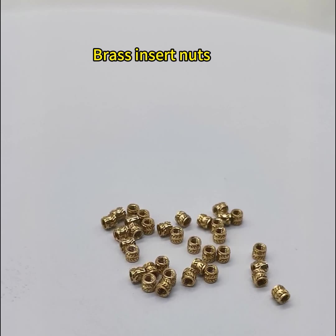 Knurling Nut Hot Melting Insert Nut C3604 Brass Insert Nut M1.6xod2.3xh2.2mm For Plastic ...