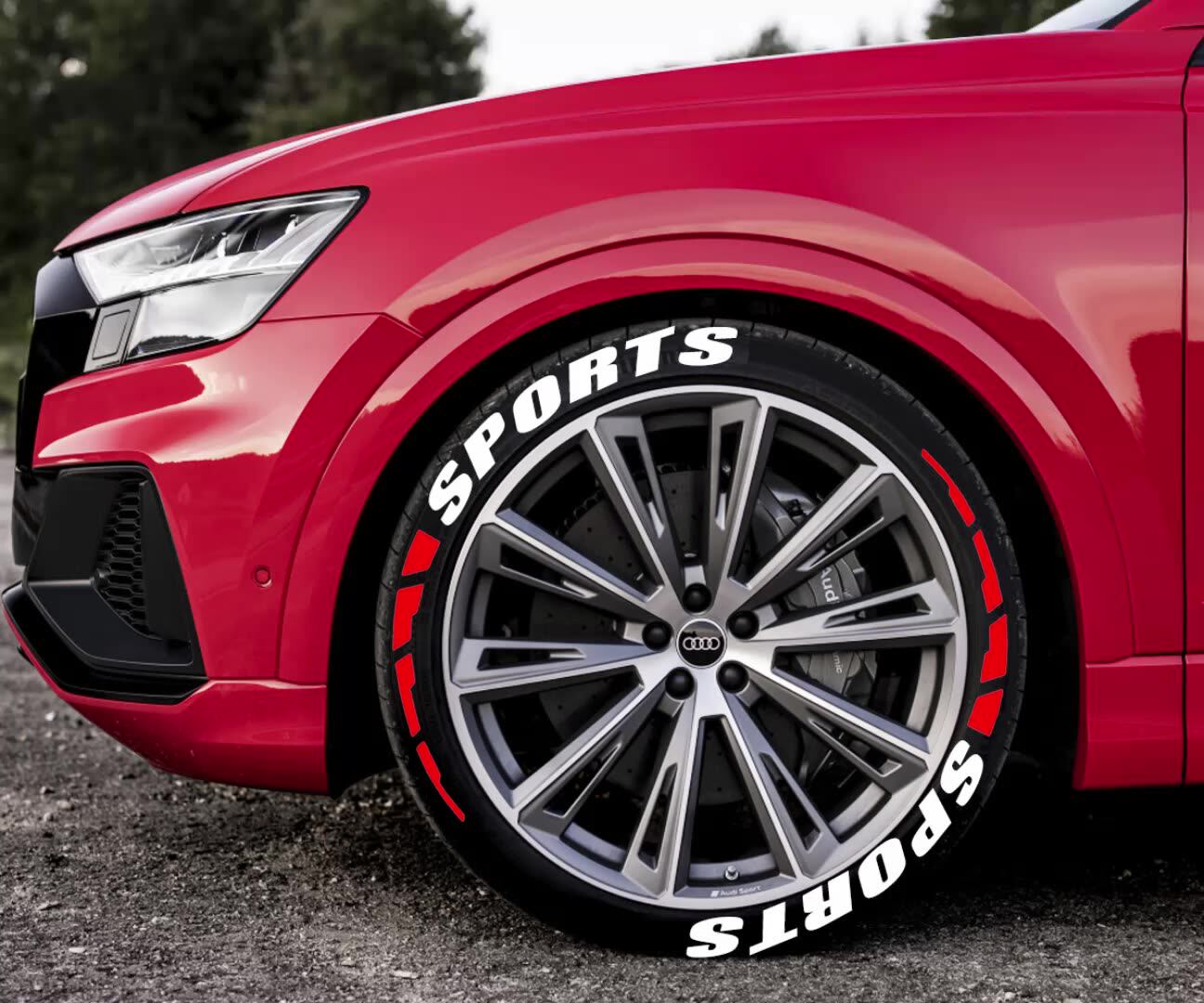 3d Car Tire Letters Stickers Decoration For Sports-stripes 4 Tires Diy ...