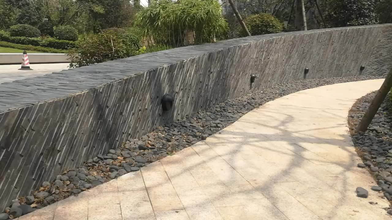 Fssw-307 Black Quartz Exterior Wall Cladding Tiles - Buy Exterior Wall ...