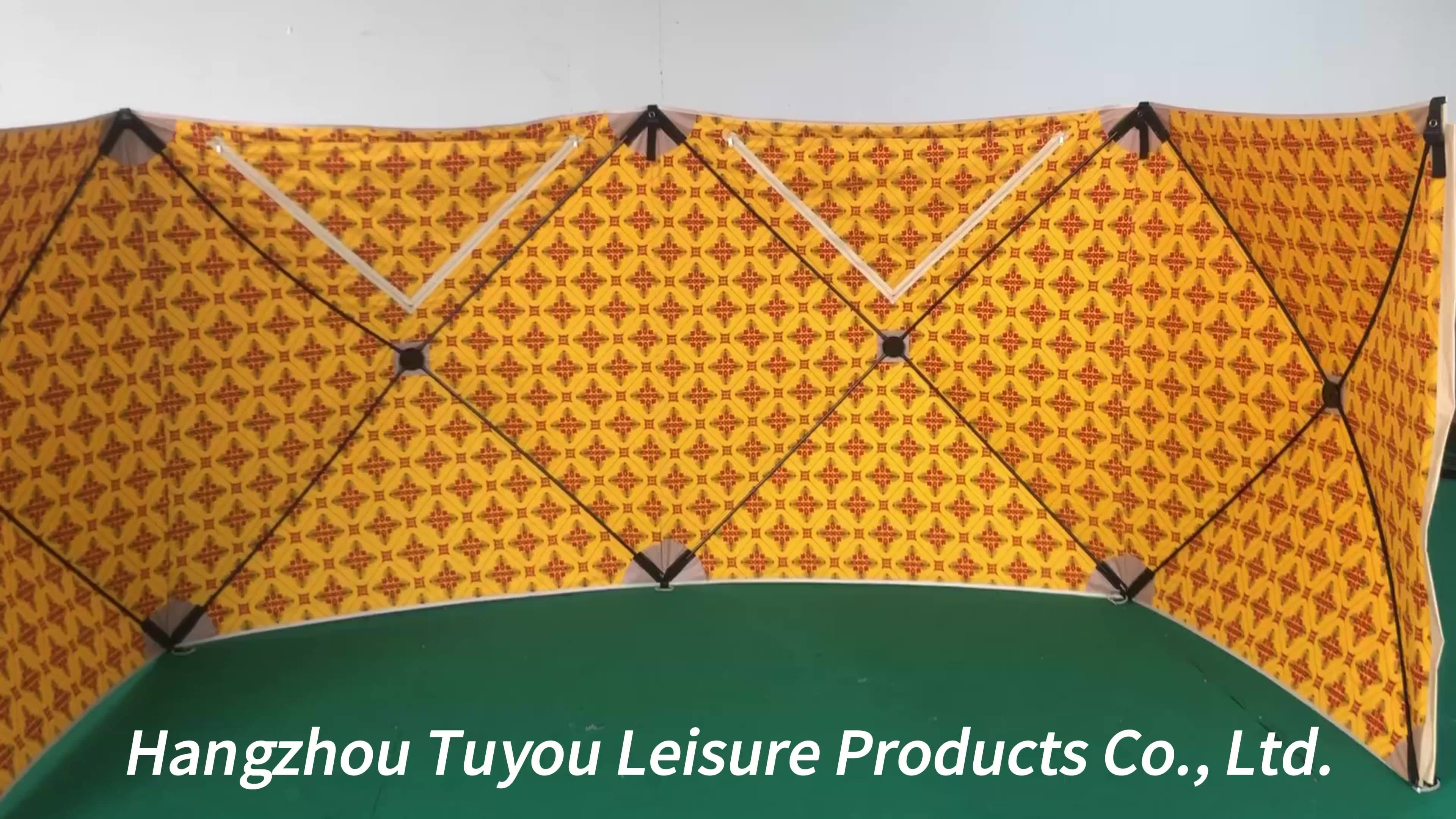 Customized Outdoor Foldable Pop Up Middle East Wind Blocker Garden Yard ...