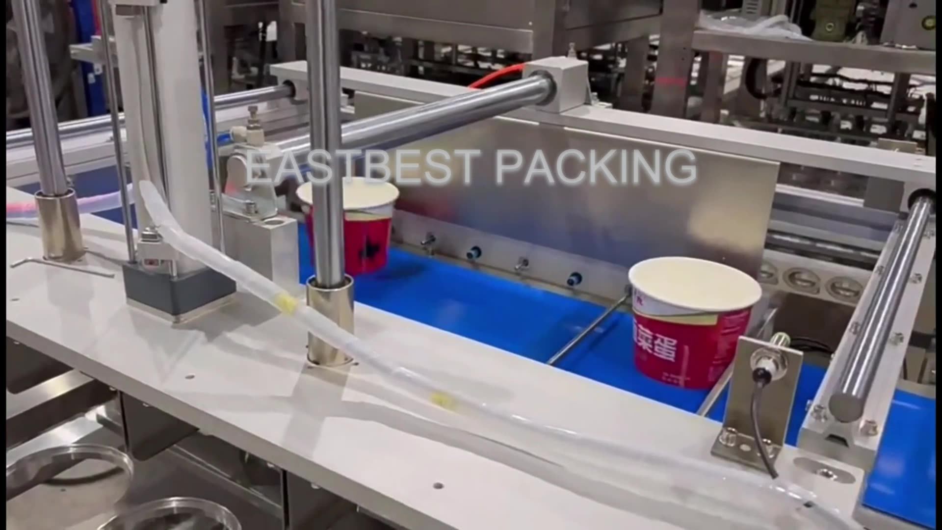 Vacuum Ready Meal Bowl Packaging Machine Instant Rice Tray Cup Filling ...