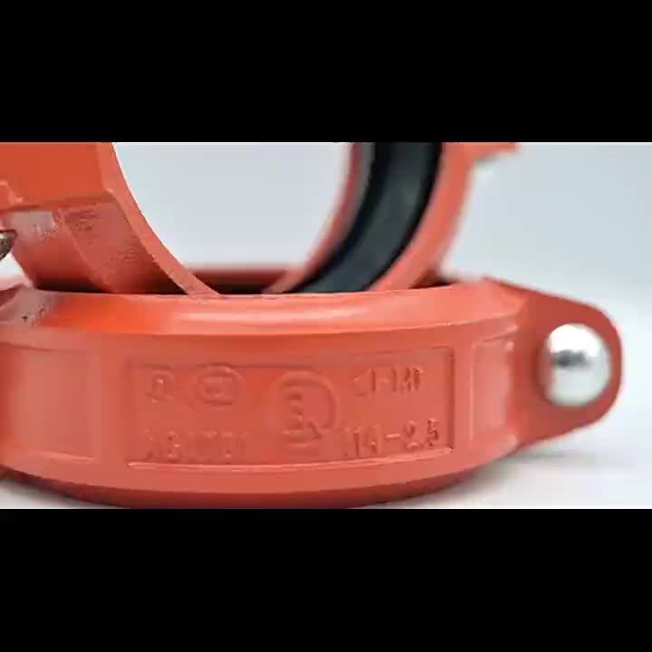 Fire Protection Grooved Pipe Fittings Fm Approved Mechanical Tee ...