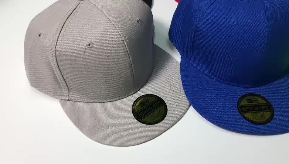 Custom Logo Snapback Hat Embroidery Men Hip Hop Cap Hat Snapback Female ...