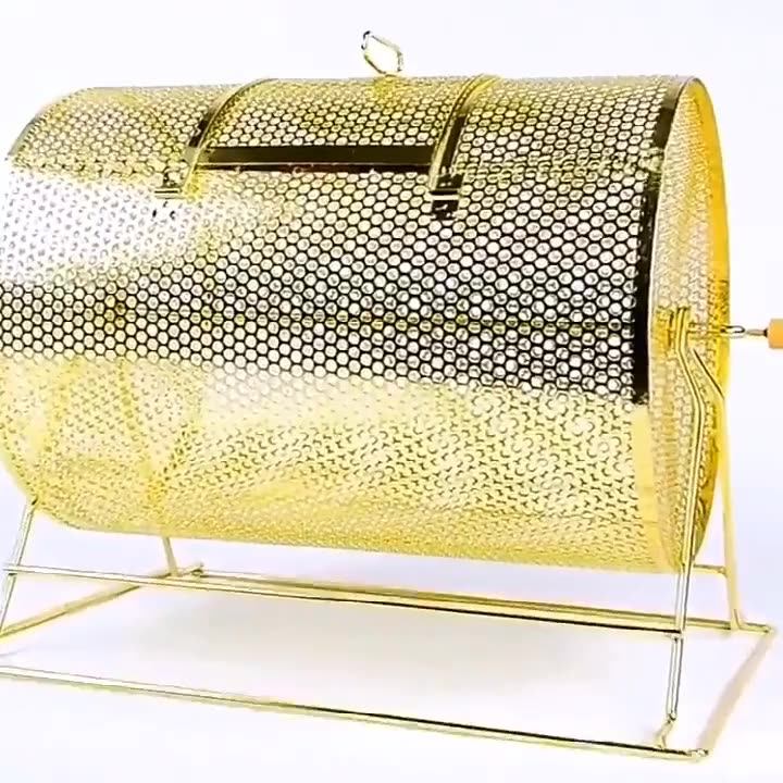 High Quality Golden Manual Metal Lottery Machine Ernie Bingo Case Lucky ...