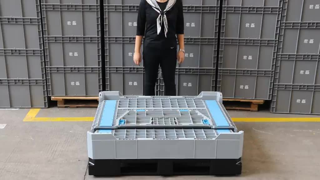 Join Heavy Duty Collapsible Pallet Boxes Plastic Totes Large Size ...