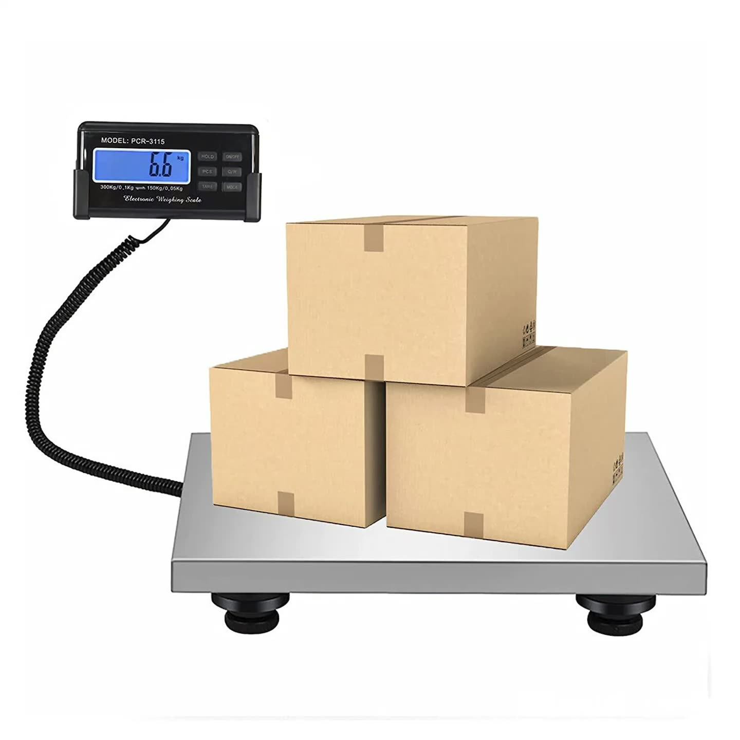 60kg - 300kg Stainless Steel Digital Remote Display Electronic Shipping ...