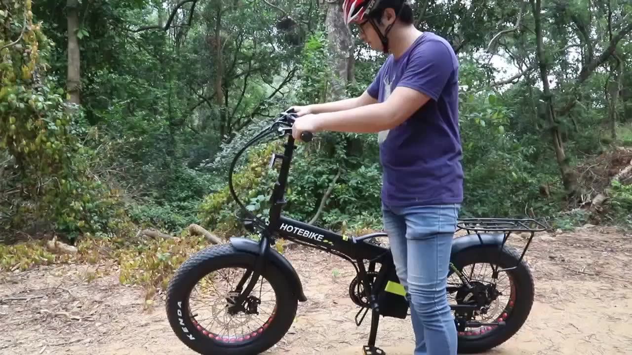 Factory Direct China Foldable Ebike Mini Folding Electric Bike 48v 500w ...