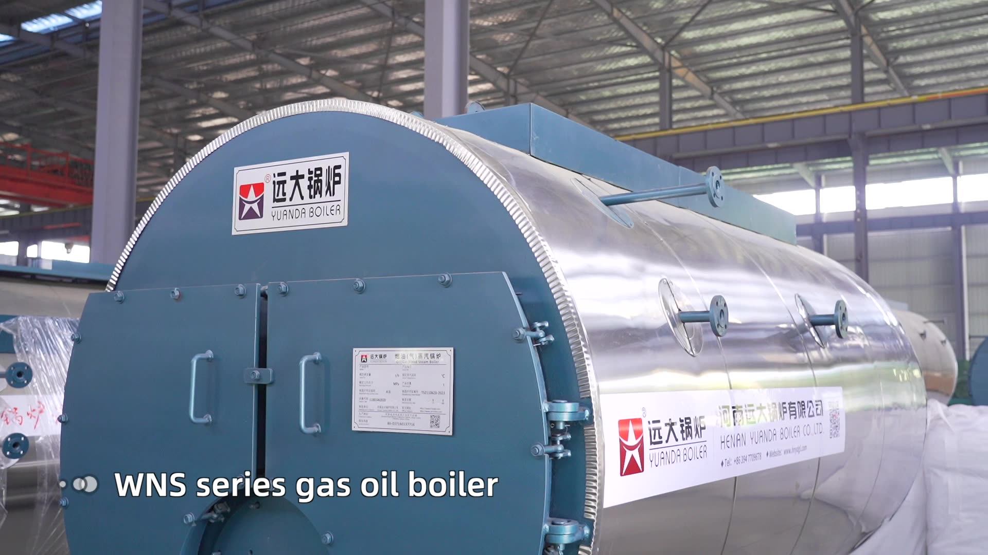 Automatic 1 To 20 Ton Natural Gas Lpg Diesel Oil Fired Industrial Steam ...