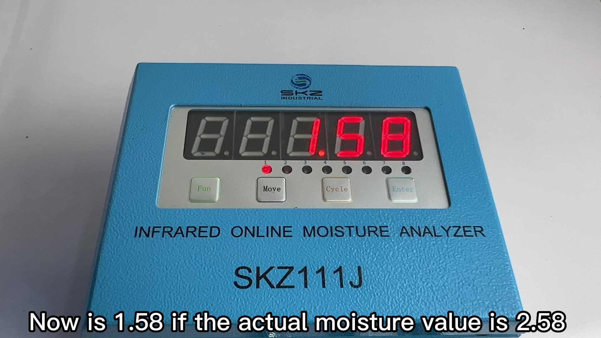 Skz111j 4-20ma Conveyor Belt 0-99% Infrared Online Moisture Meter ...