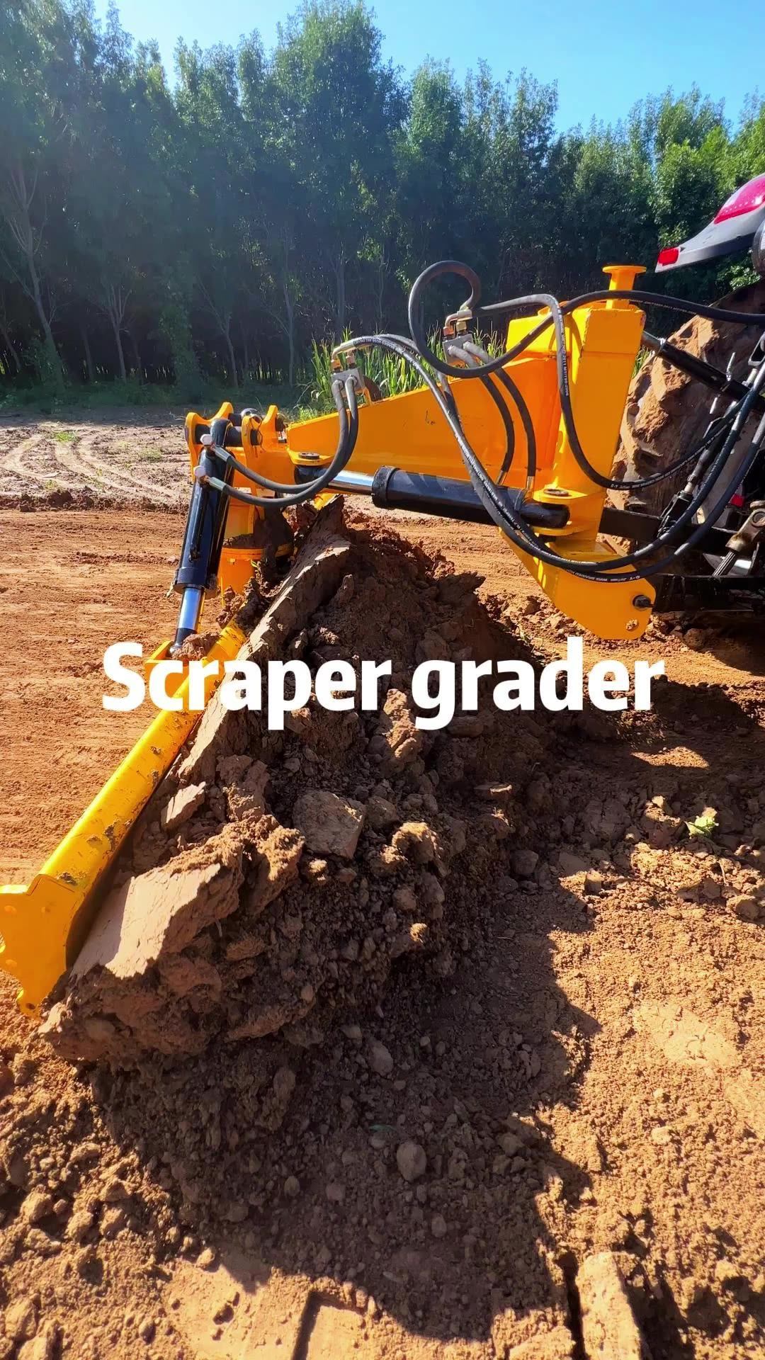 High Quality Farm Implement Land Leveling Scraper Machine Laser Grader ...