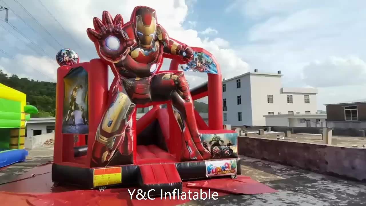 China Commercial Hulk Combo Jumping Castle Kids Inflatable Bounce House ...