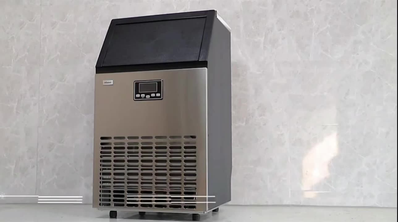 220v/50hz 80kg Ice Making Machines Ice Cube Makers Ice Maker Machine ...