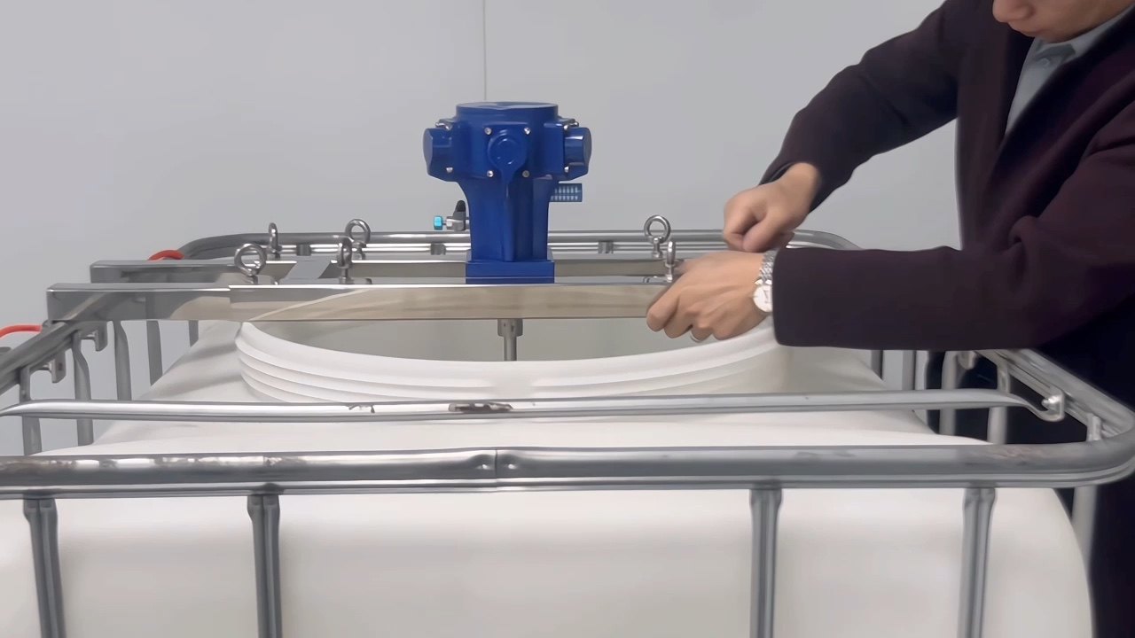 Sprall Agitator Ibc Tank Pneumatic Mixer Barrel Air Powered Dispersion ...