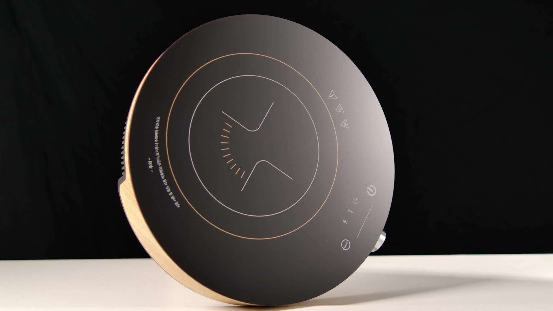 Multi-style Rounded Cooktop Induction Cooker Plastic + Ceramic Glass ...