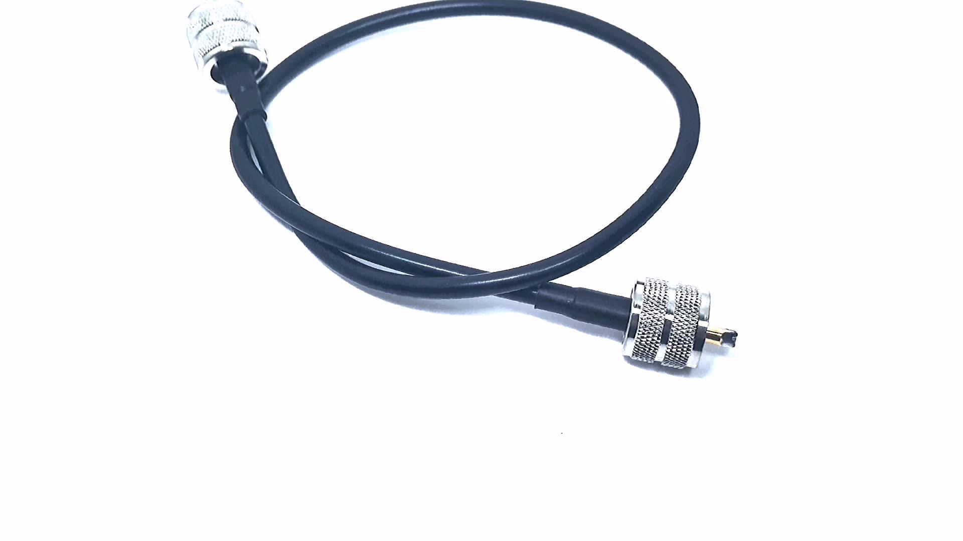 Rf Connector Male Female Pl259 Crimp To Pl259 Plug Uhf For Rg58 Cable ...