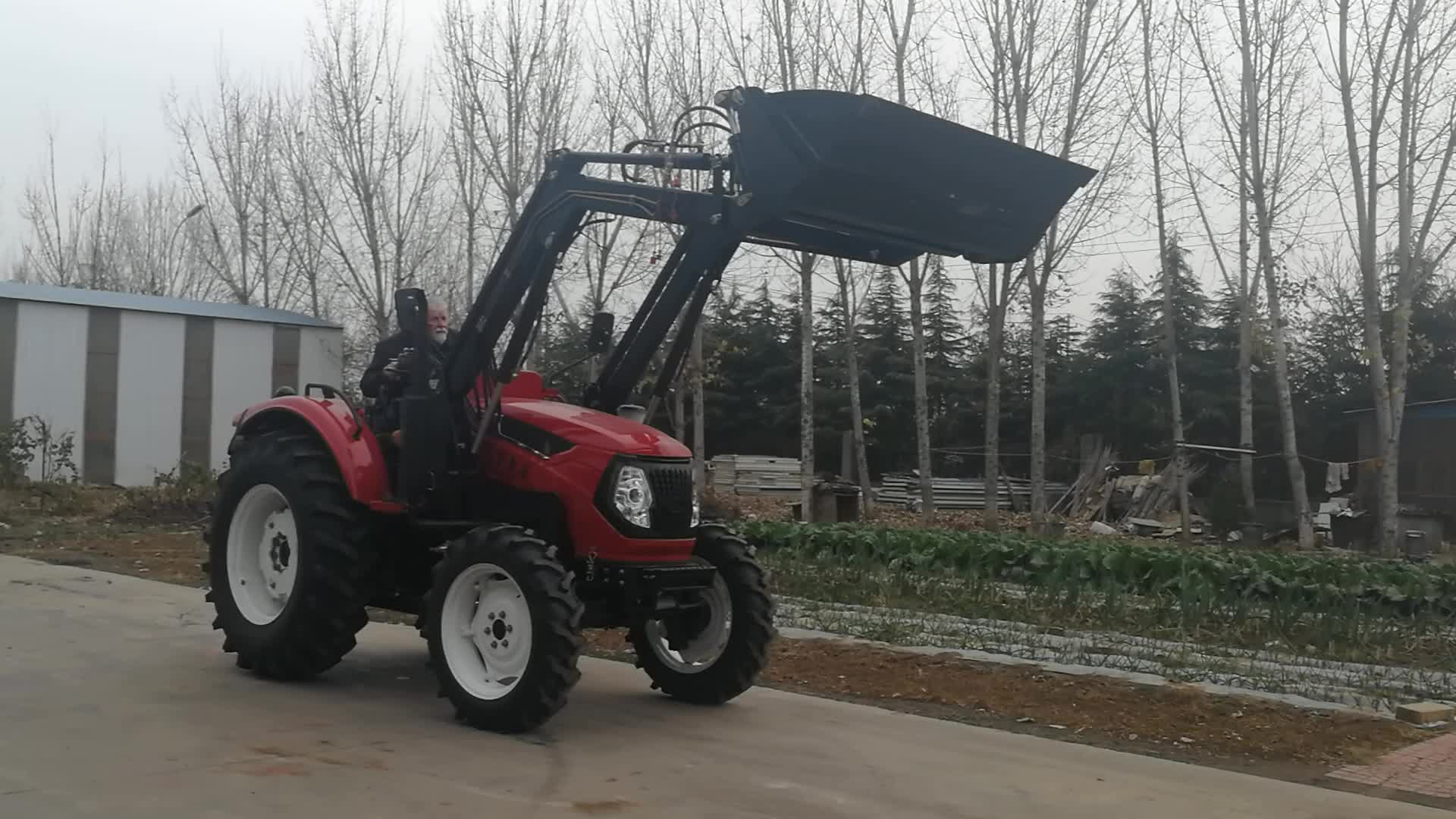 70hp X4 Wheel Drive Agriculture Farm Tractor With Front Loader - Buy Tractors,Cheap Farm Tractor ...