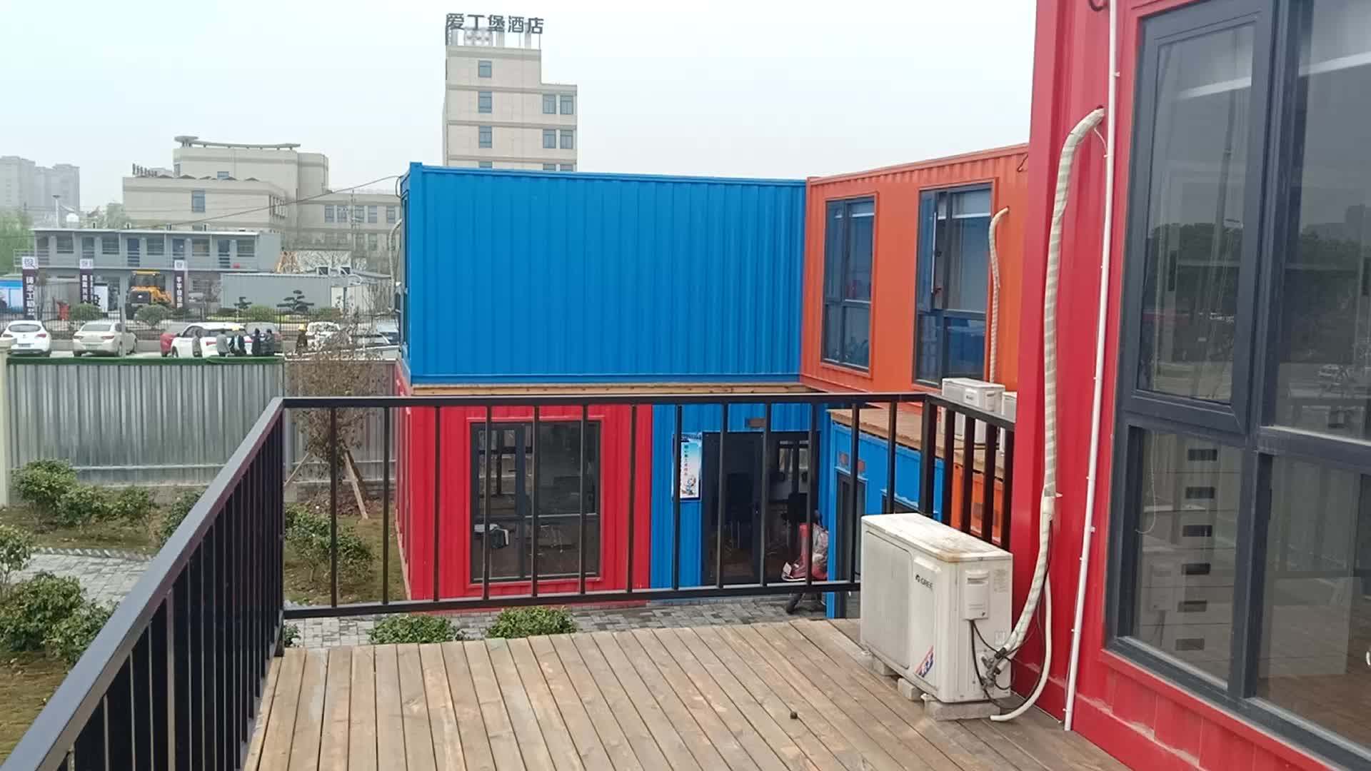Low Cost 20ft 40ft Stackable Prefab Modular Shipping Container Homes ...
