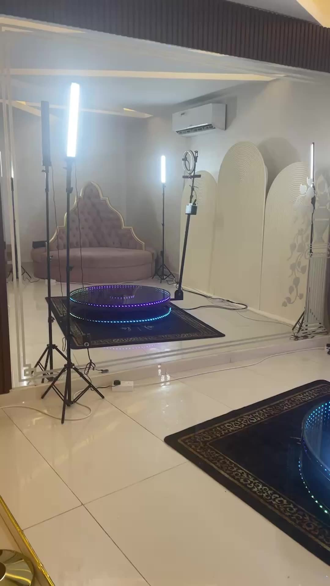 Led Mirror Infinity Glass 360 Photo Booth 360 Video Booth Spincam Photoboot Camera 360 Degree ...