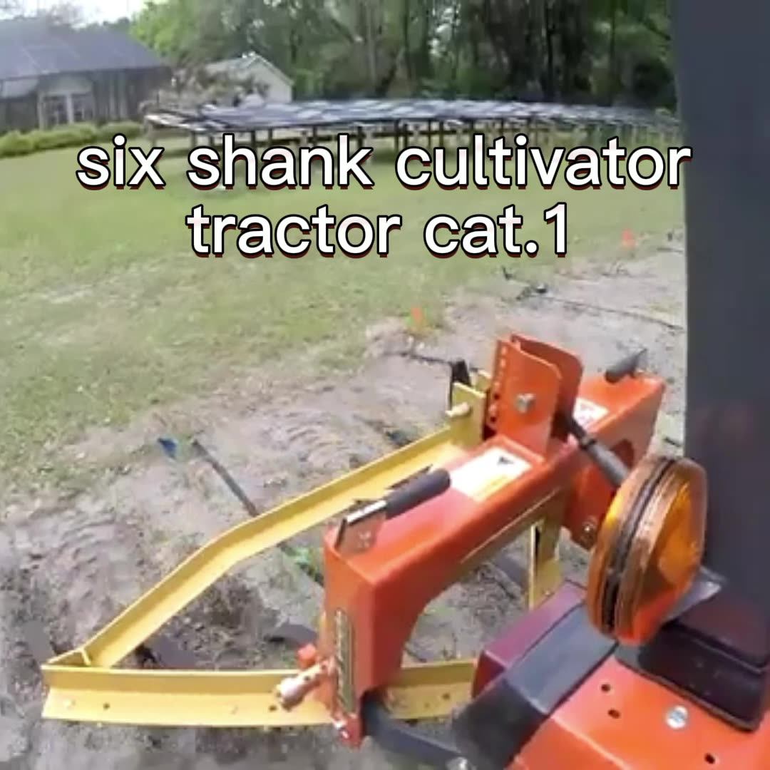 C Tine Single Row Cultivator Scarifier For Compact Tractor; Tractor 3 ...