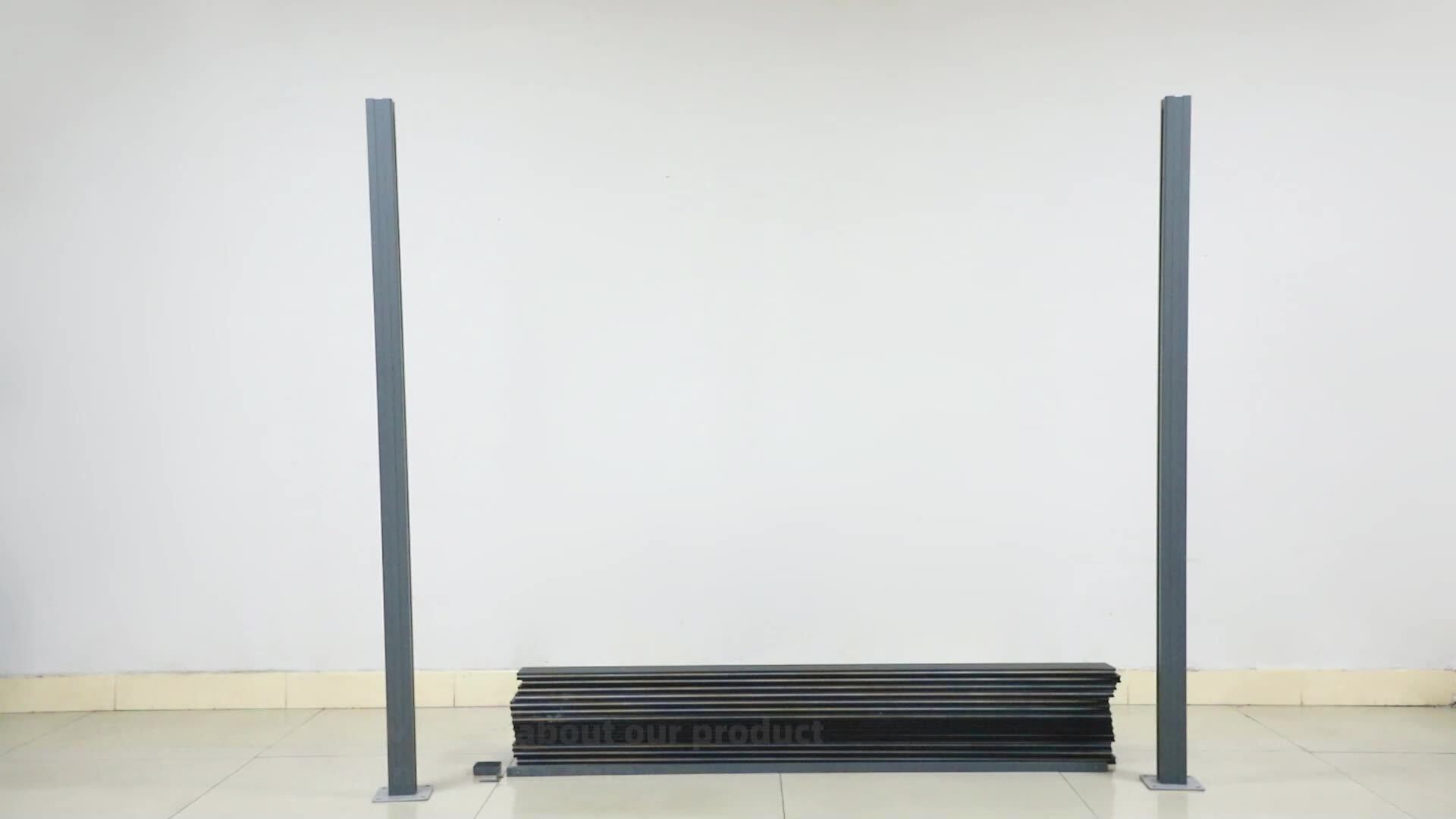 Aluminum Modern Privacy Composite Decorative Garden Outdoor Adjustable ...