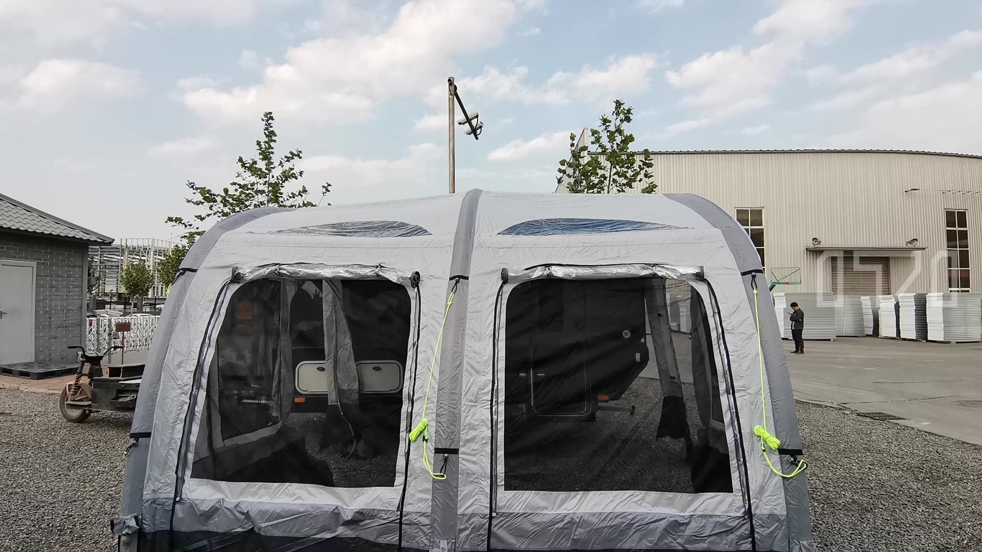 12ft X 8ft Motorhome Camper Caravan Awning Room Extendable Tent For ...