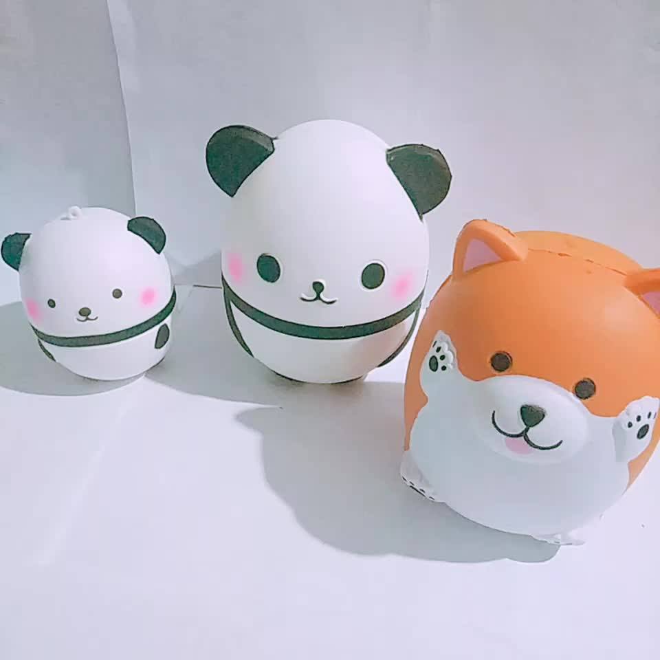 Mskwee Kawaii Jumbo Panda Squishy Soft Cartoon Slow Rising ...