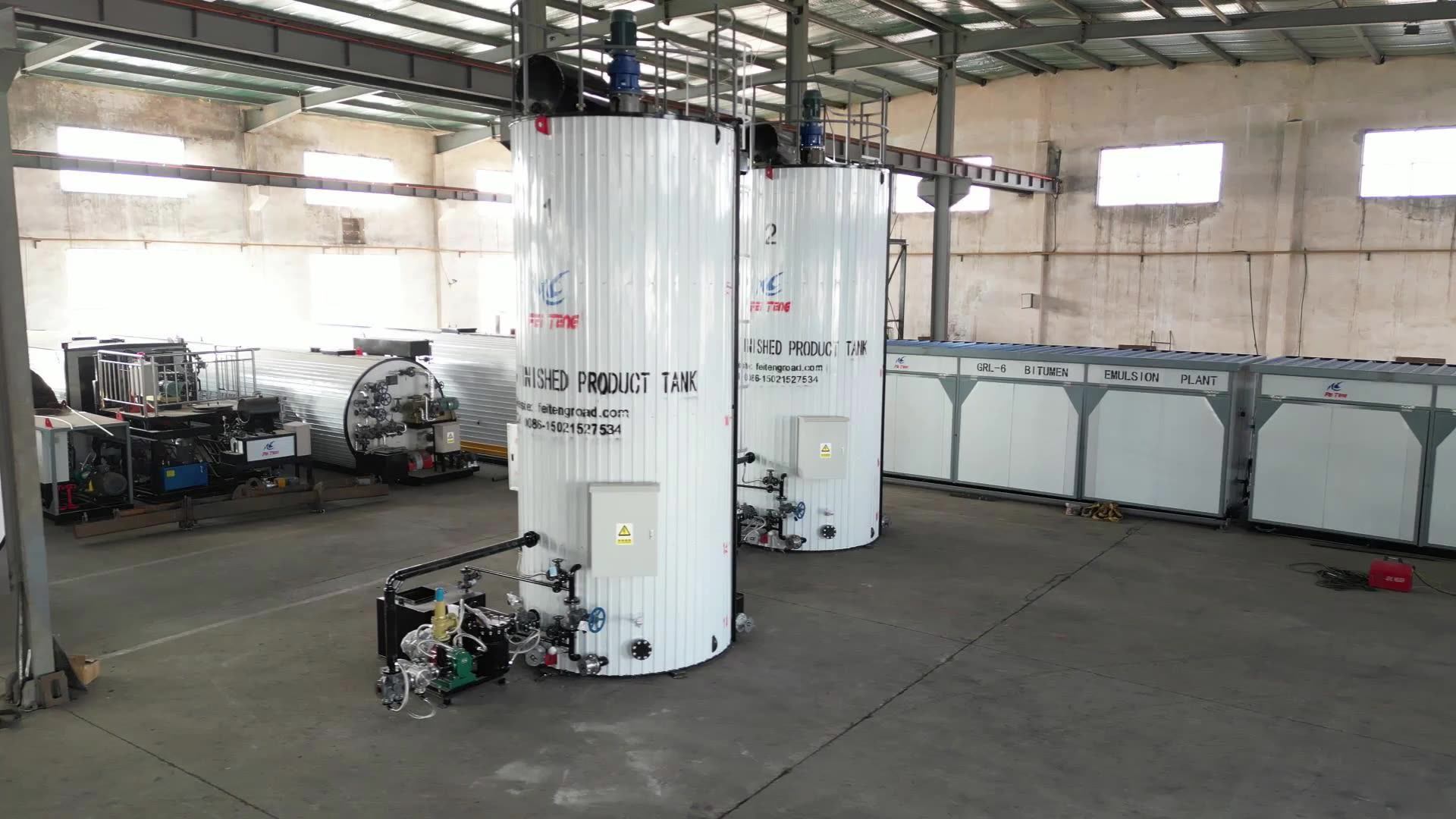 Automatic Vertical Bitumen Tank Asphalt Storage Tanks Asphalt Heating ...