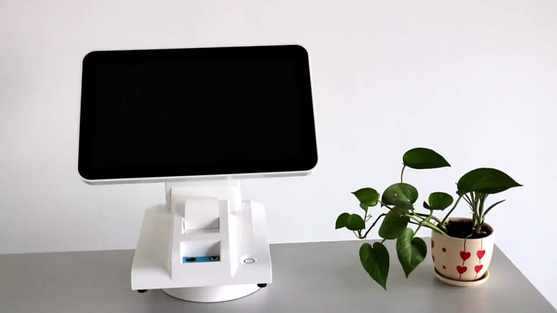 15.6 Inch Wide Screen Touch Monitor Cash Register With Thermal Printer ...