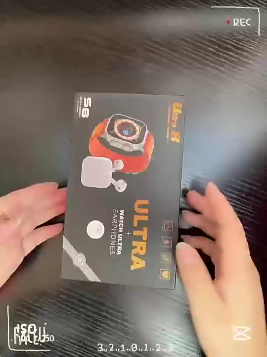 2023 S8 Ultra 8 Smart Watch And Earbuds Pro 4 2 In 1 Wireless Smart ...